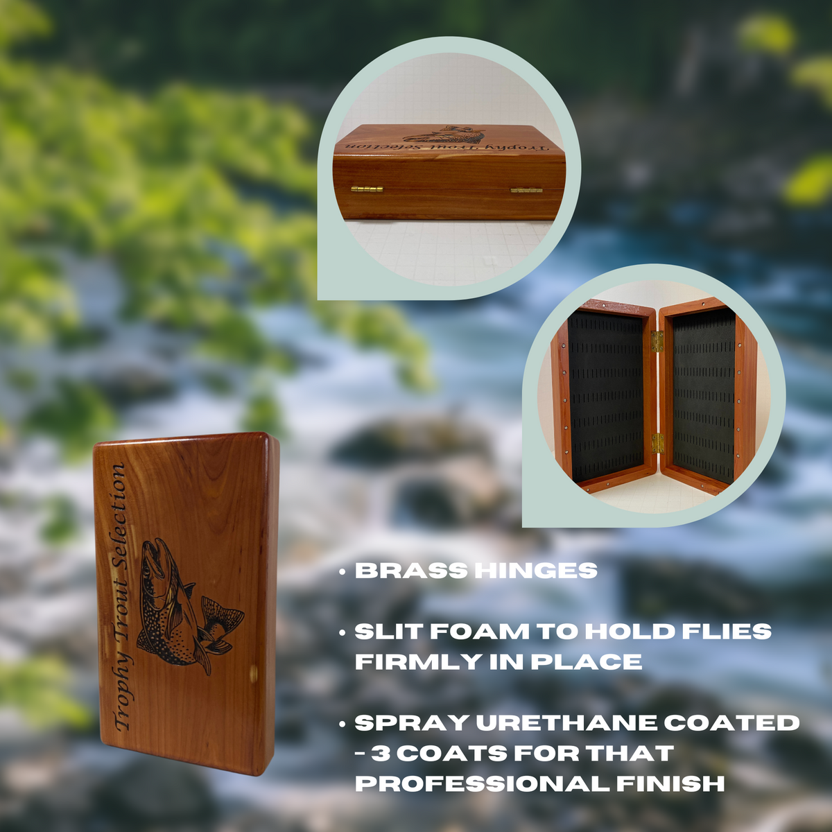 Local Hand Crafted Wooden Flyboxes & Fly Kits – Dc Tackle & Outdoor Supply